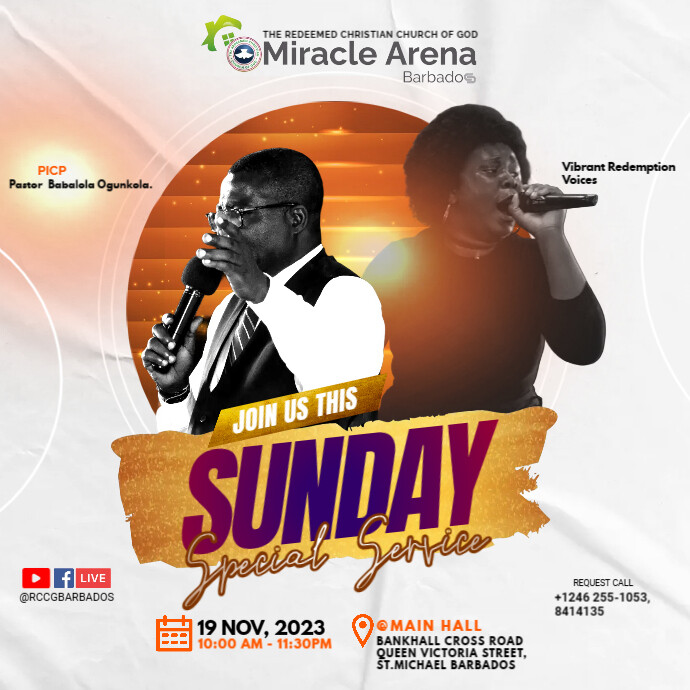 sunday service | PosterMyWall