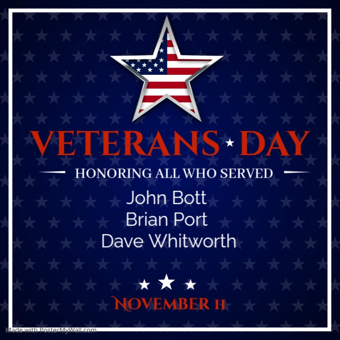 VETERANS DAY BANNER | PosterMyWall