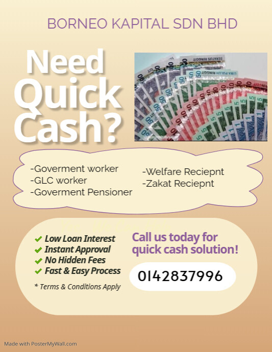 Cash Loan Flyer | PosterMyWall
