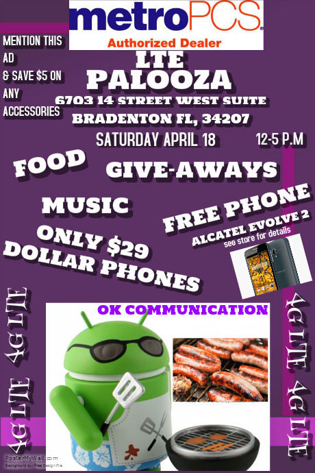 METROPCS GRAND PALOOZA | PosterMyWall