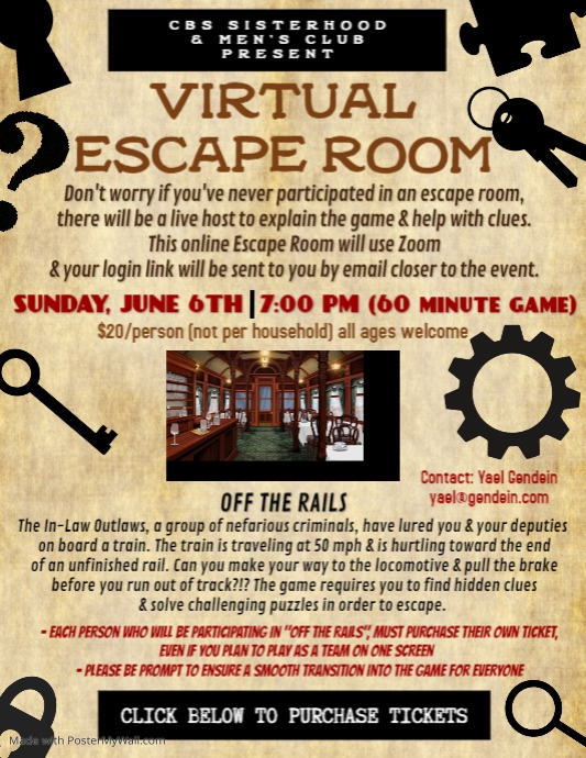 Copy of Copy of Escape Room Event Flyer Template | PosterMyWall