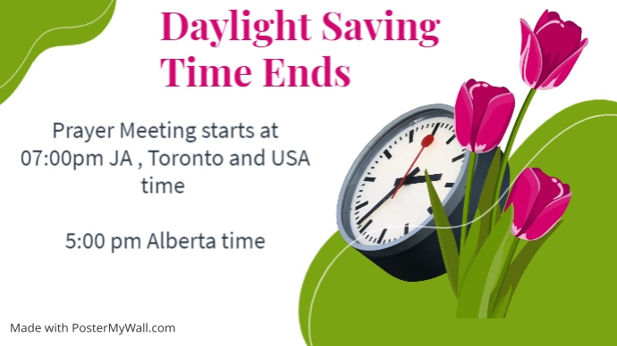 Daylight Saving Time Begins Spring Forward | PosterMyWall