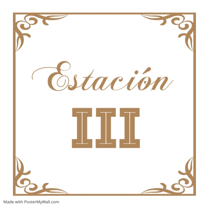 Copy of Estaciones 3 | PosterMyWall