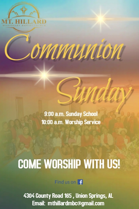 Homecoming Sunday | PosterMyWall