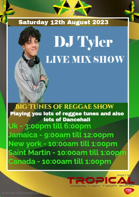 Big Tunes of Reggae Show | PosterMyWall