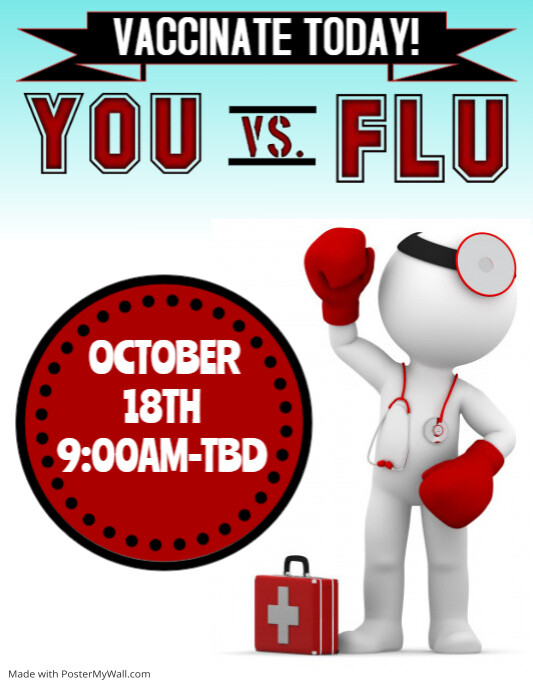 Flu Vaccine Flyer | PosterMyWall