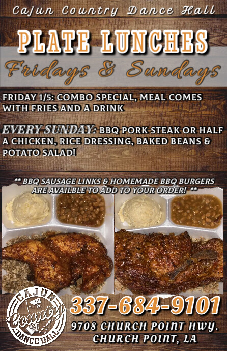 Copy of Half Page Wide Lunch Menu Template | PosterMyWall