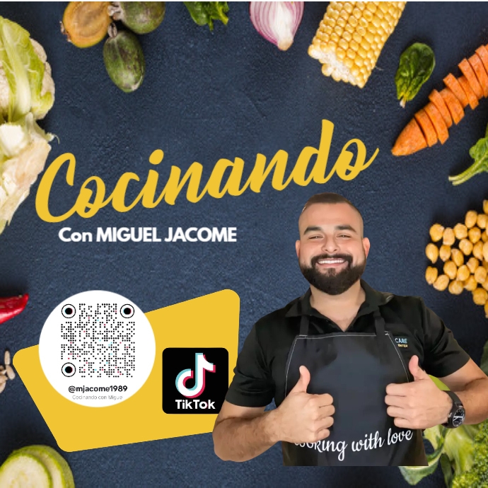 Facebook live cooking poster template | PosterMyWall