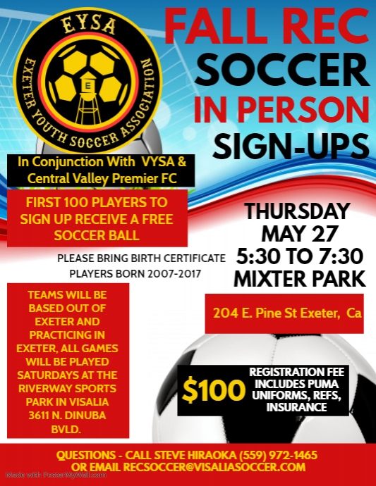 Exeter RegistraFlyer | PosterMyWall