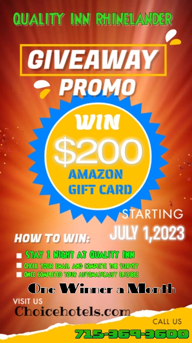 Giveaway Promotion Poster Template | PosterMyWall