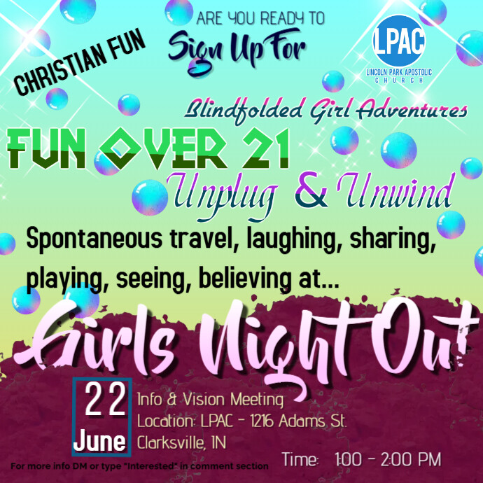 Copy of GIRLS FRIENDS DAY OUT BASH | PosterMyWall
