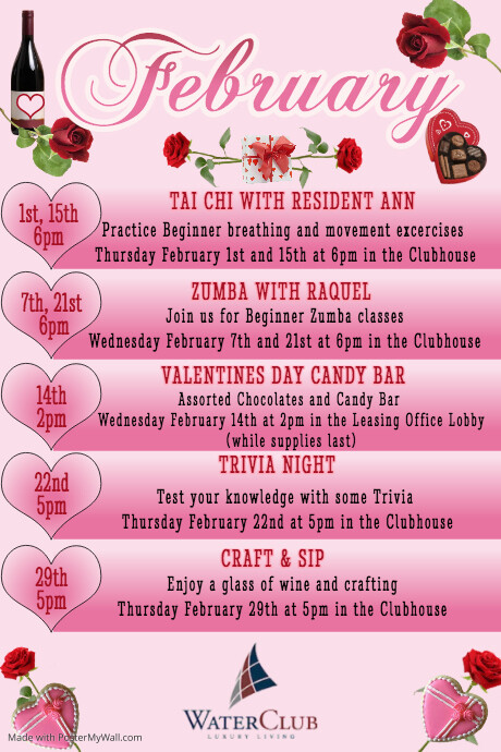 February Calendar by Paula | PosterMyWall