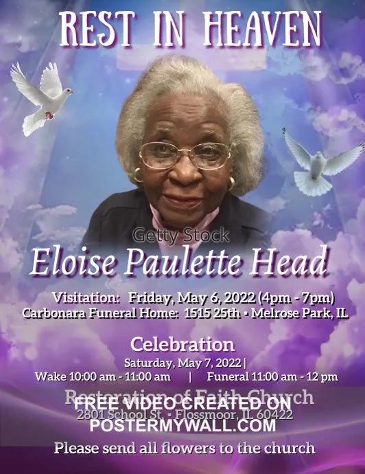 Eloise Paulette Head | PosterMyWall