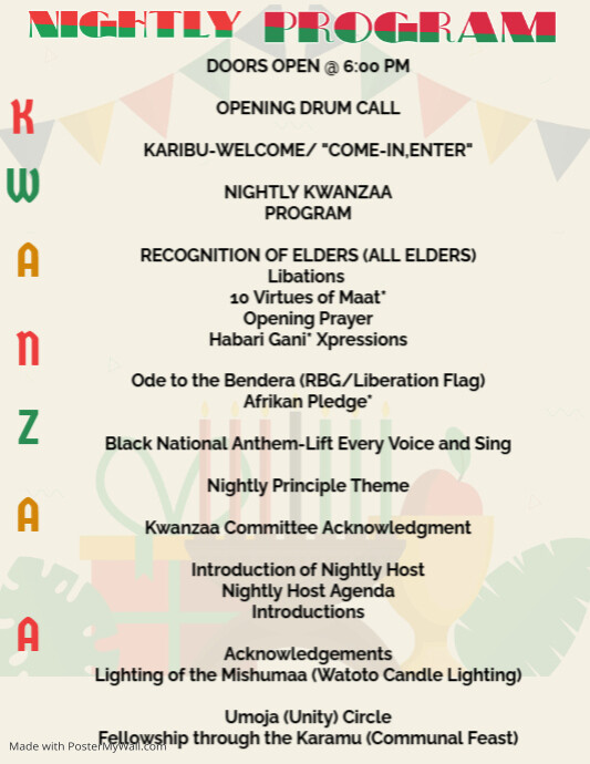 kwanzaa post | PosterMyWall