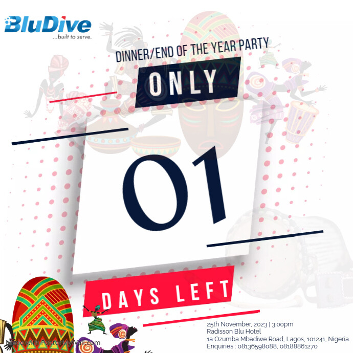 ONLY 4 DAYS LEFT COUTDOWN EVENT FLYER | PosterMyWall