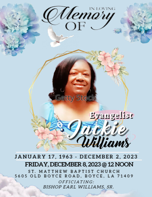 Funeral Program Cover | PosterMyWall