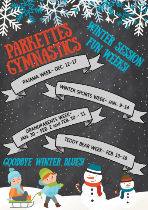 WINTER SESSION FUN WEEKS | PosterMyWall