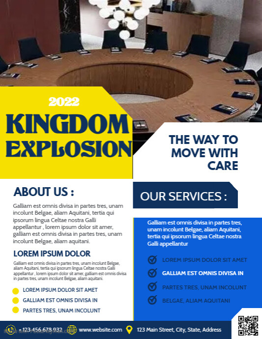 logistic services flyer advertising yellow an | PosterMyWall