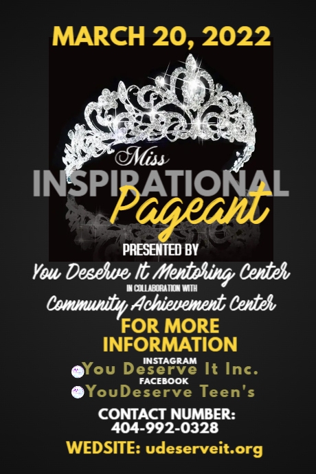 Copy of Copy of Beauty pageant flyer template | PosterMyWall