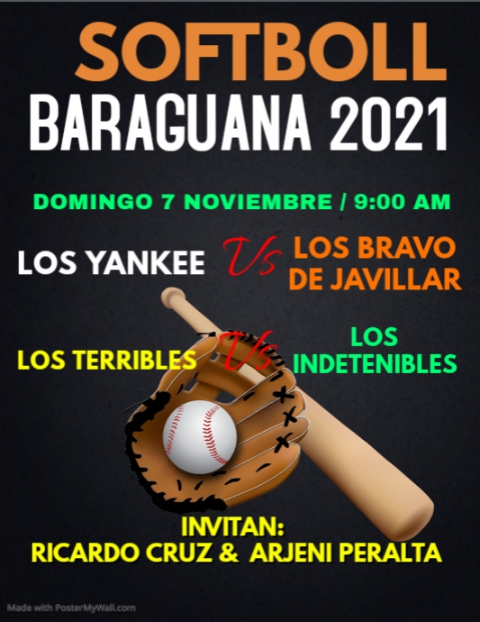 Copia de Baseball Tryouts | PosterMyWall