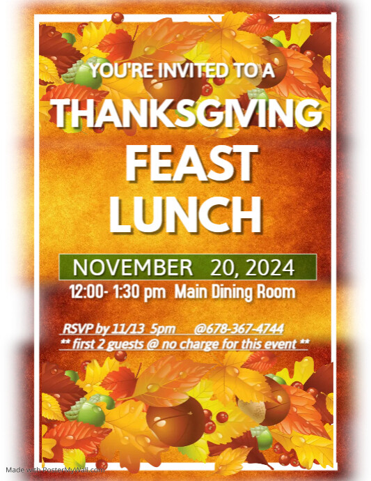 Thanksgiving Feast | PosterMyWall