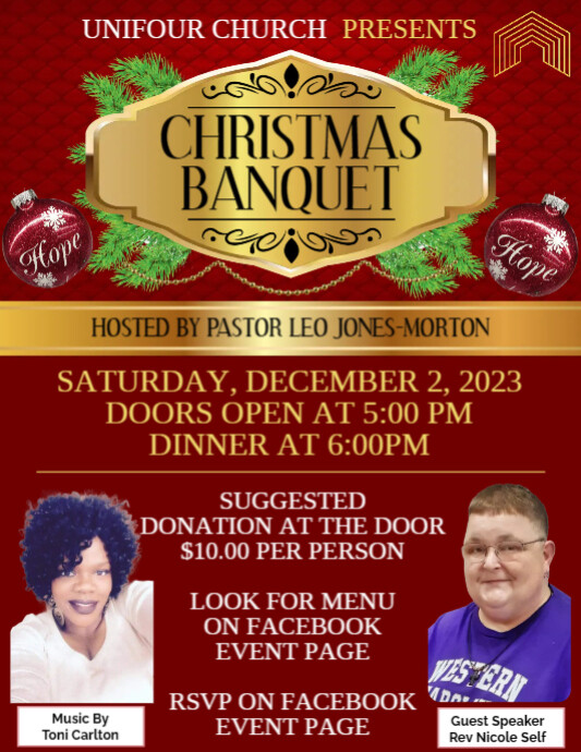 Christmas Banquet Flyer | PosterMyWall