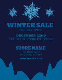 Winter Sales Event Template | PosterMyWall