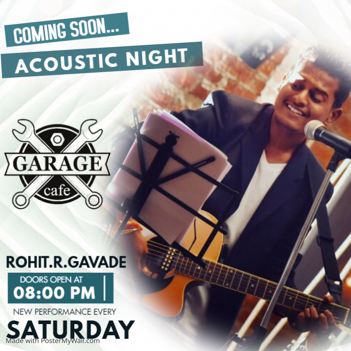 Copy of Modern Acoustic Concert Advert | PosterMyWall