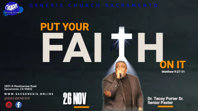 11.26.2023 Sermon Cover | PosterMyWall