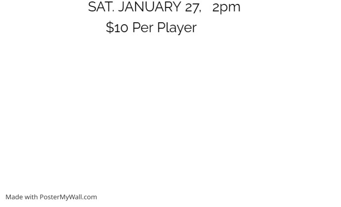 Copy of EUCHRE TOURNAMENT | PosterMyWall