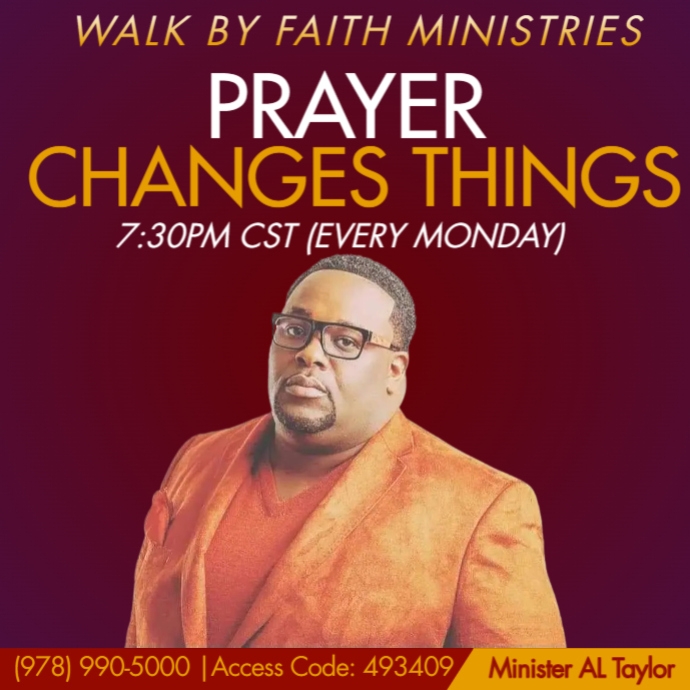 Holy Week Prayer Call | PosterMyWall