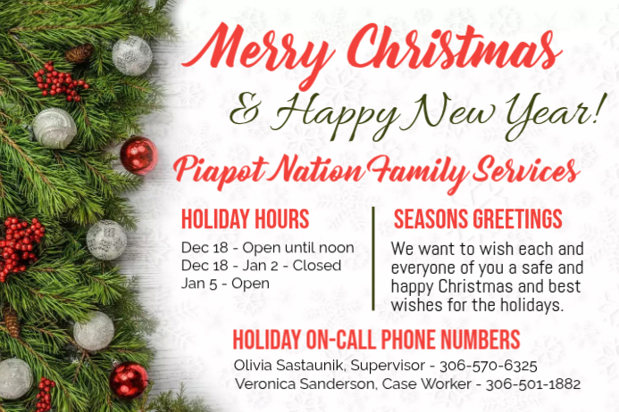 Holiday Hours | PosterMyWall