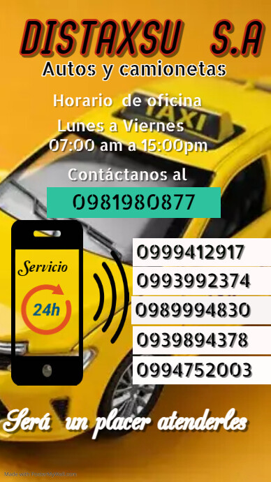 Taxi service Instagram post | PosterMyWall