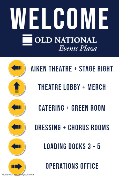 Directional Signage 2024 - BOH | PosterMyWall