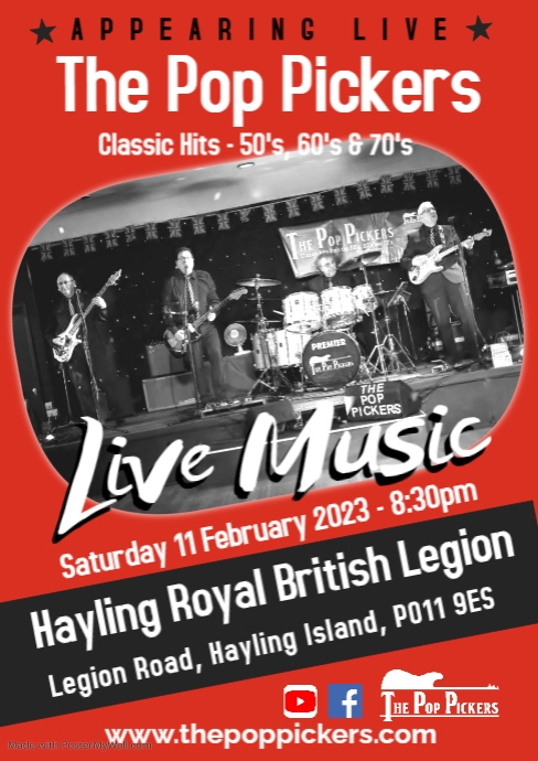 Hayling RBL - 11 Feb 23 | PosterMyWall