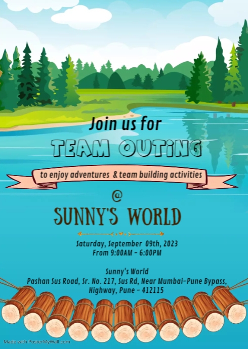 Lake birthday party invitation | PosterMyWall