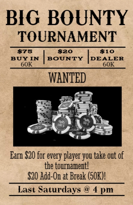 Big Bounty Tournament | PosterMyWall