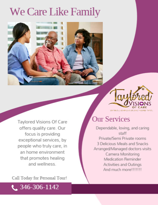 Senior Care & Services Skilled Nursing | PosterMyWall