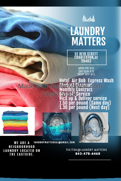 Laundry And Dry Cleaning Service Flyer | PosterMyWall