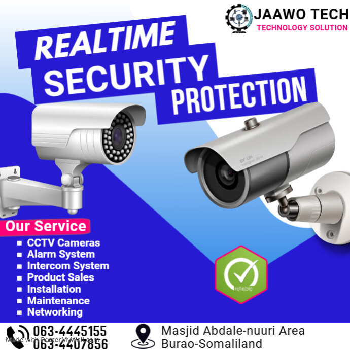 security camera sale post | PosterMyWall