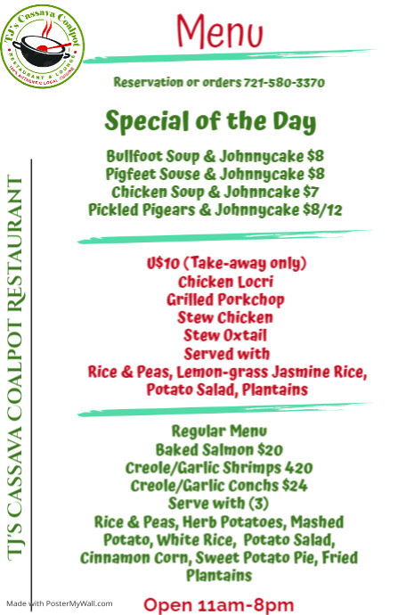 TJ's Friday Menu | PosterMyWall