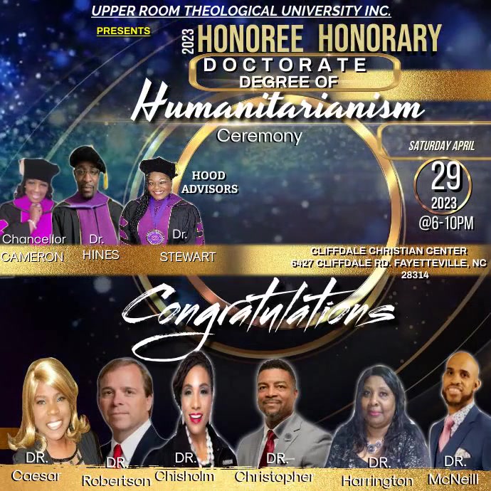 2023 GRADUATION Dr. Davis flyer | PosterMyWall