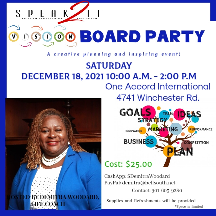 Copy of Zeta phi beta vision board party | PosterMyWall