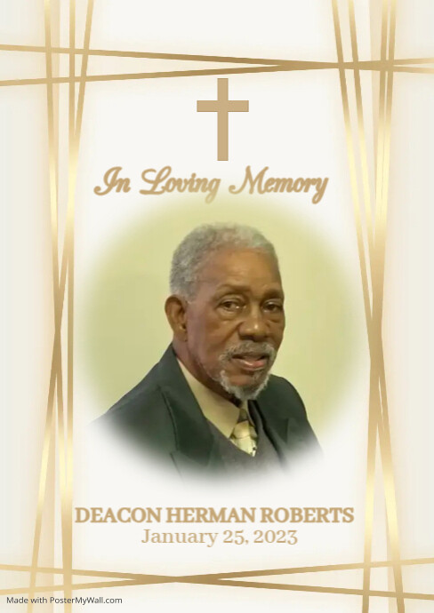 Funeral Template | PosterMyWall