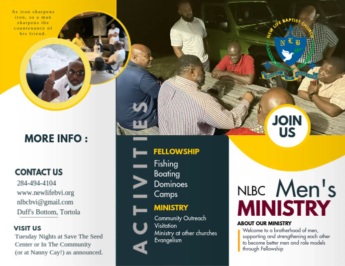 Copy of Mens Ministry Brochure | PosterMyWall