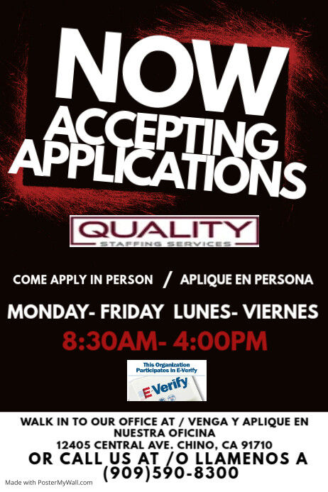 Hiring Poster | PosterMyWall