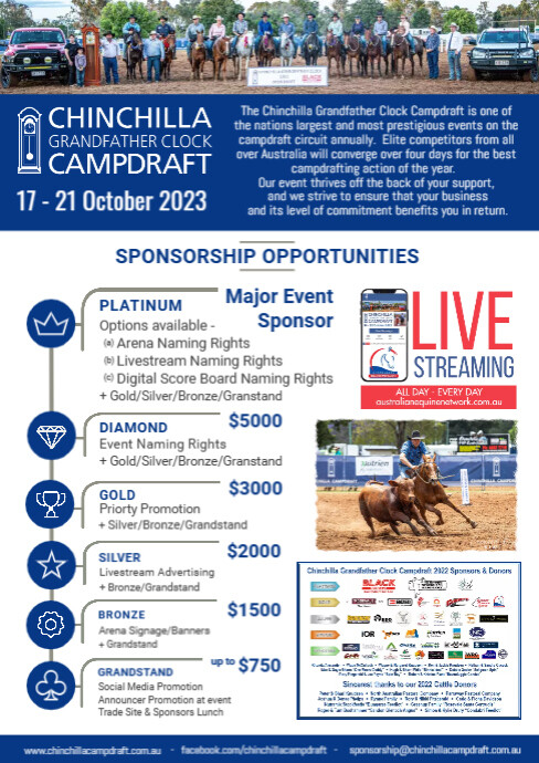 2023 Grandfather Clock Sponsorship Opportunities (2) | PosterMyWall