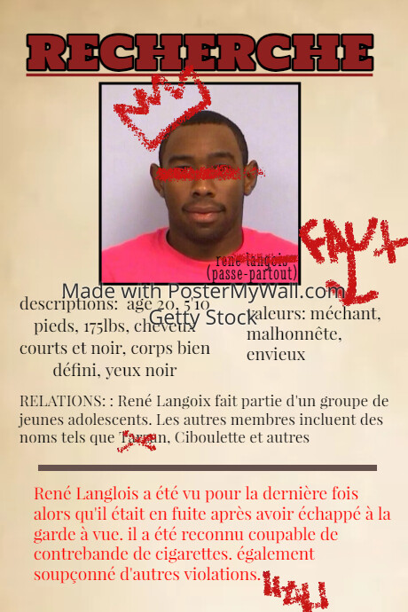 Wanted Person Poster | PosterMyWall