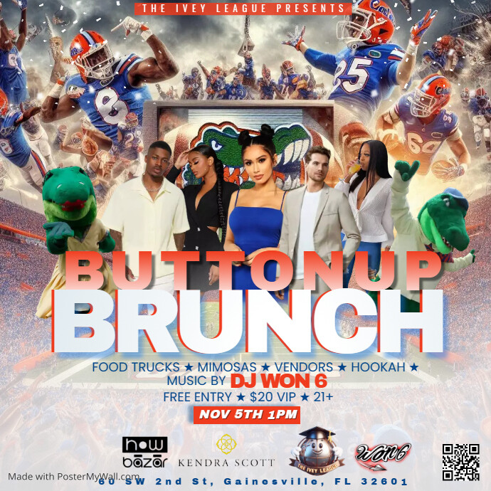 Copy of BUTTON UP BRUNCH | PosterMyWall