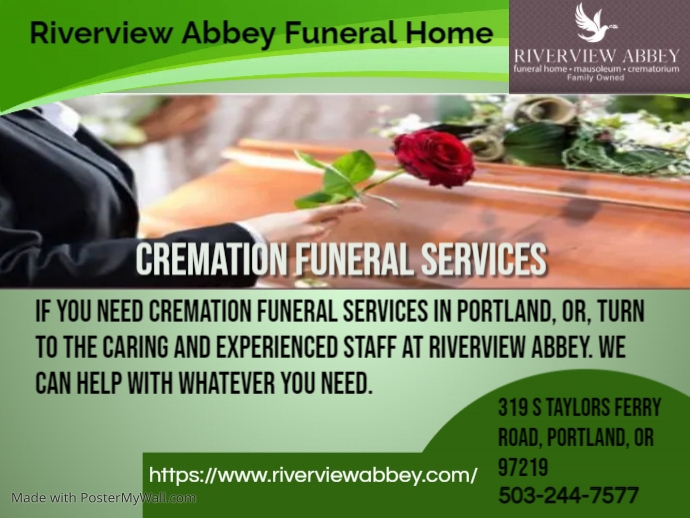 Cremation Funeral Services | PosterMyWall